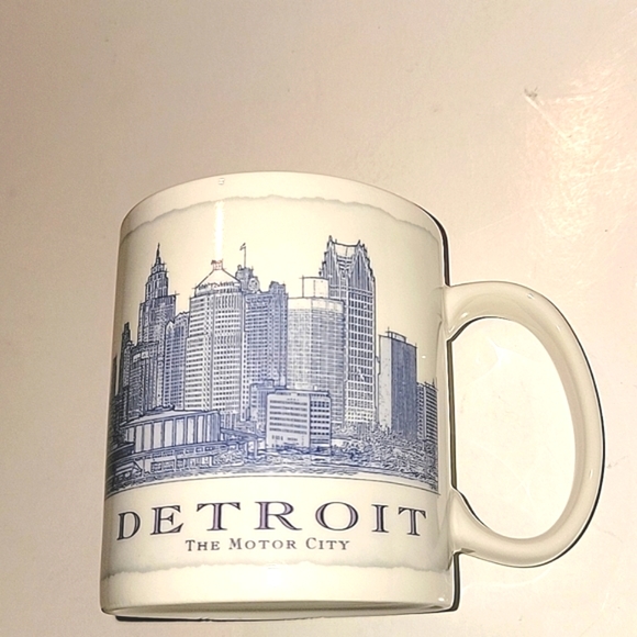 Starbucks | Dining | Starbucks Vintage Architecture Series Mug Detroit ...